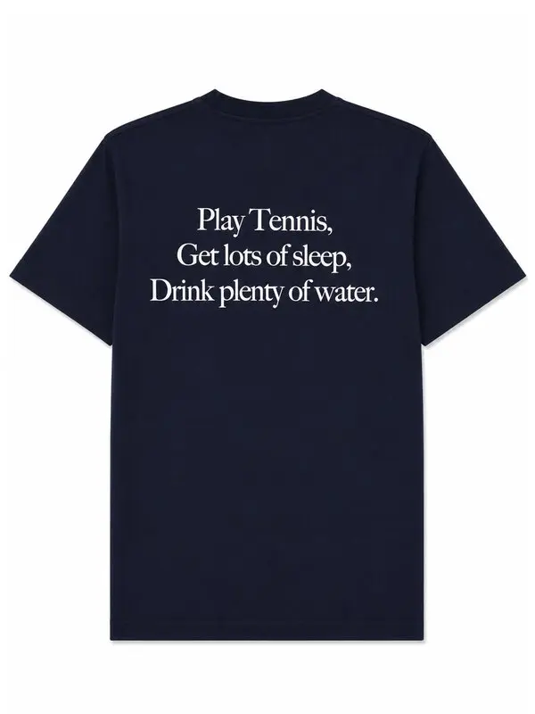 SPORTY & RICH Play Tennis" Graphic T-shirt