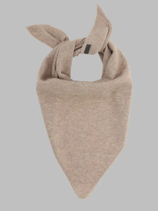 Brunello Cucinelli Foulard In Cashmere Con Monile