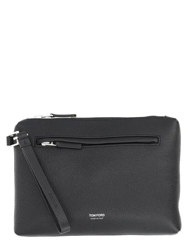 TOM FORD Pouch In Pelle - Black