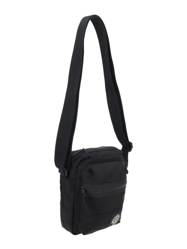 Stone Island Borsa A Tracolla In Nylon Metal