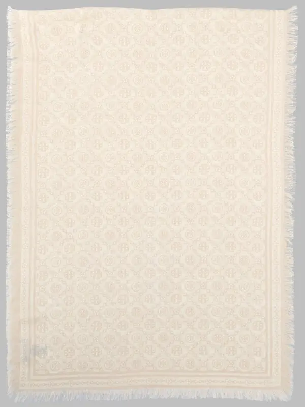 Tory Burch Foulard Lungo Floreale T Monogram