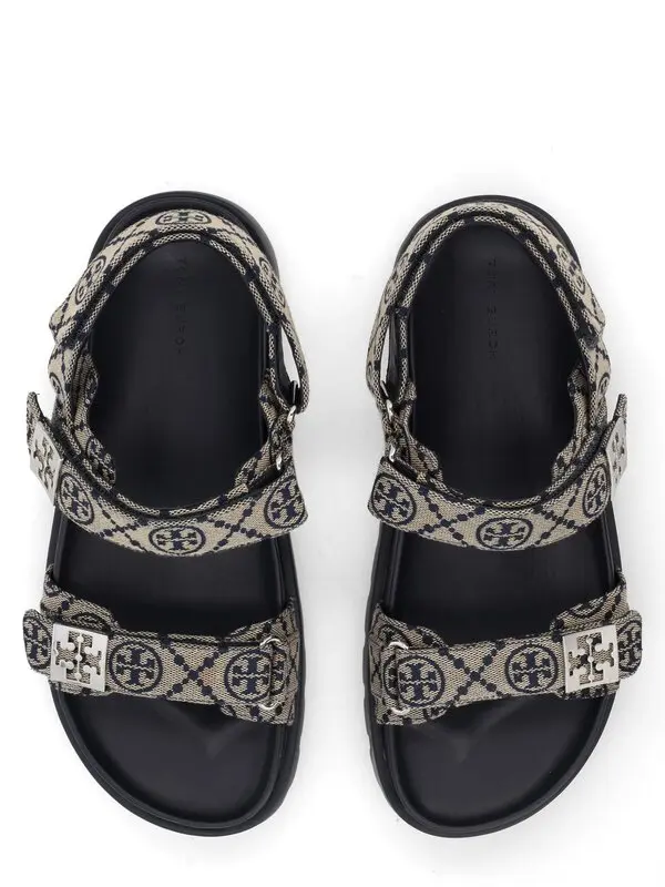 Tory Burch Sandalo "mellow T Monogram