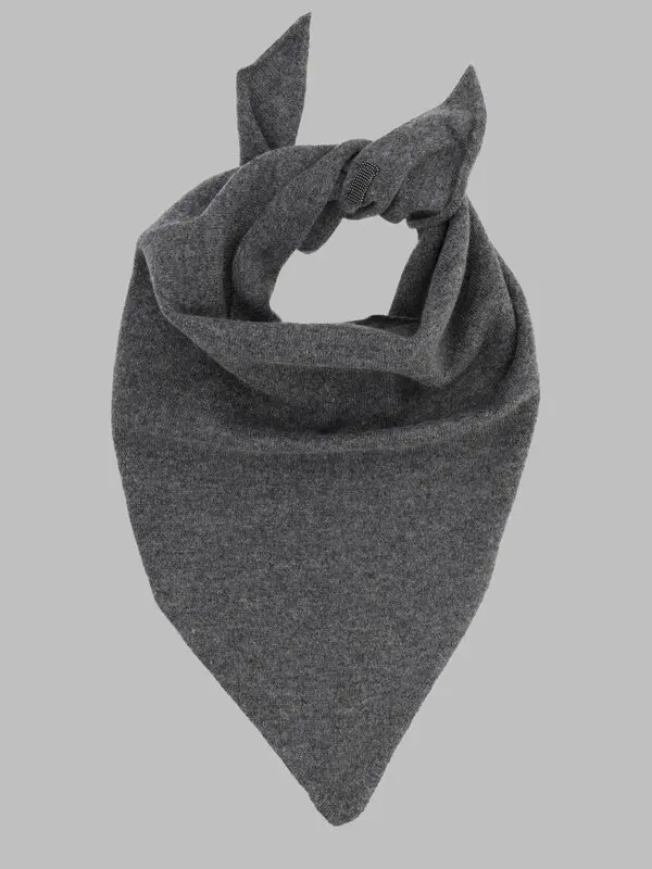 Brunello Cucinelli Foulard In Cashmere Con Monile