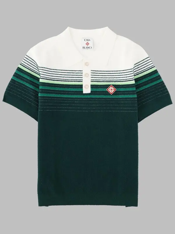 Casablanca Polo A Righe Boucl