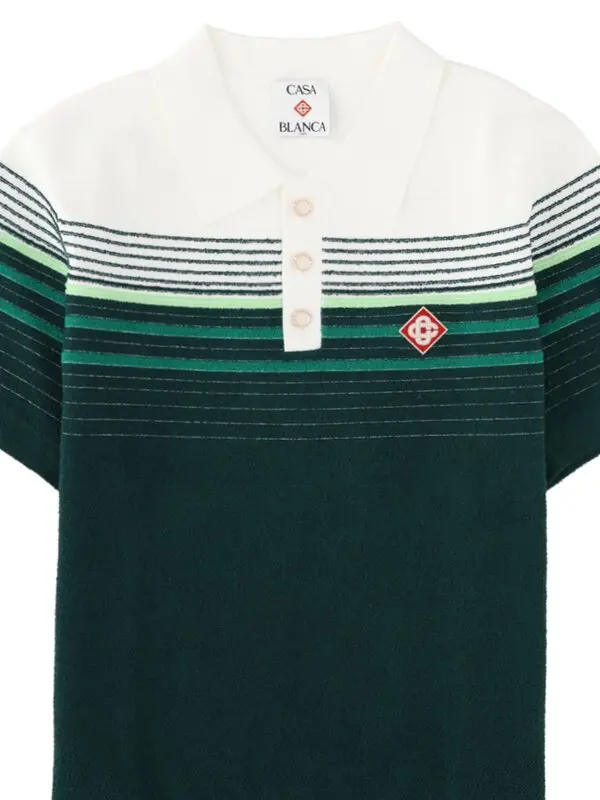 Casablanca Polo A Righe Boucl