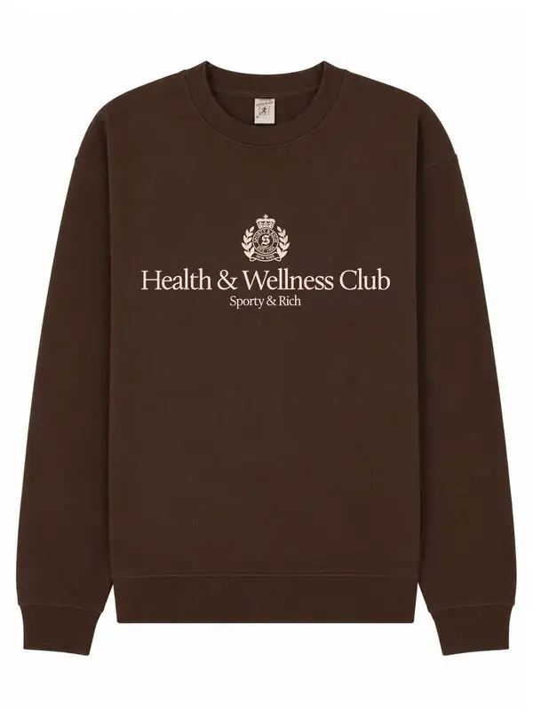 SPORTY & RICH Crewneck Sweatshirt With Logo