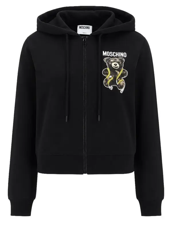 Moschino Teddy Bear Zip-up Hoodie