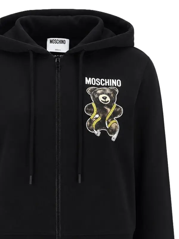 Moschino Teddy Bear Zip-up Hoodie