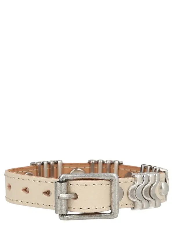 Our Legacy Wave Leather Bracelet