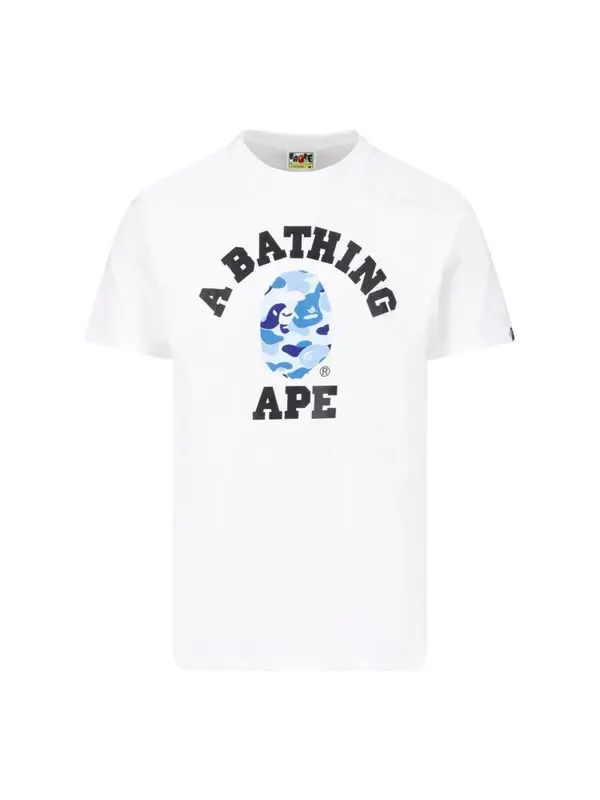 A BATHING APE Graphic Logo T-shirt - White