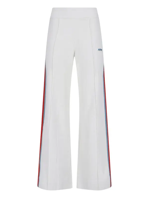 AUTRY Wide-leg Track Pants With Contrast Stripe