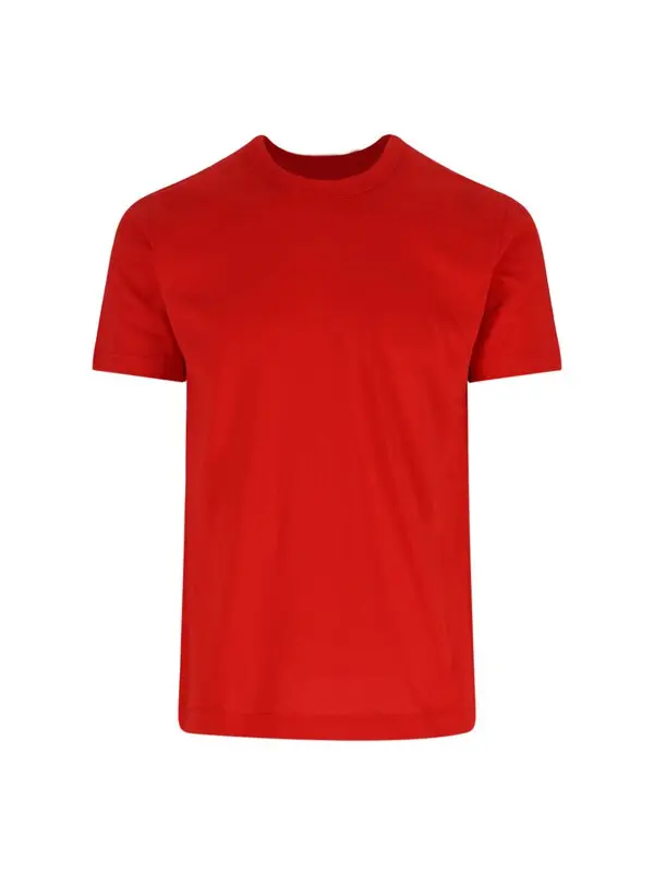 Comme Des Garçons Short Sleeve Crewneck T-shirt - Red