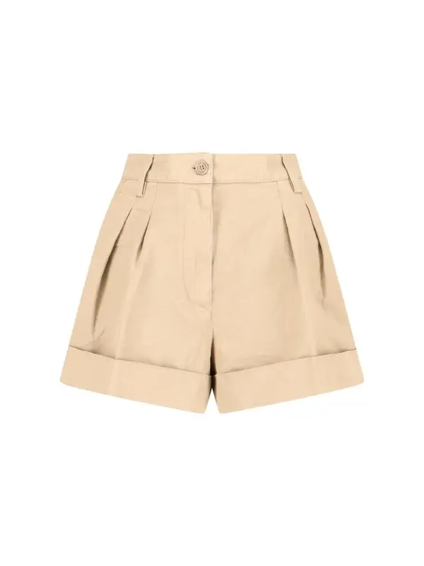 Aspesi Cotton-linen Trousers - Beige