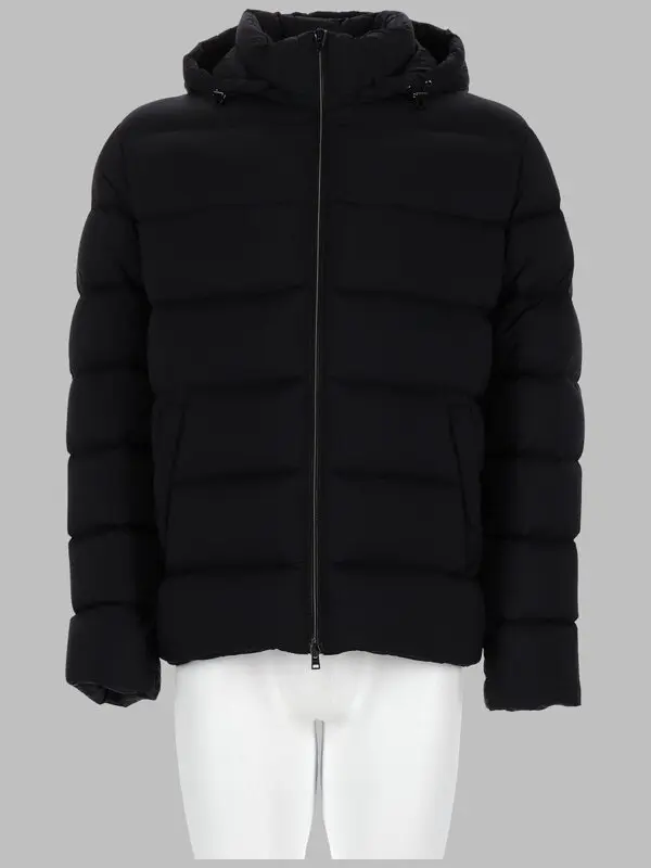 Herno Hooded Puffer Jacket - Black