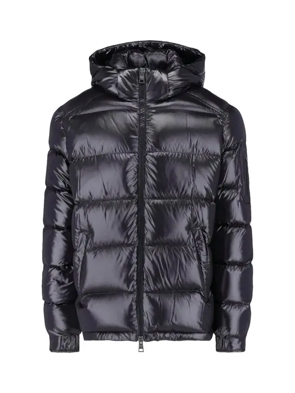 Herno Hooded Puffer Jacket - Black
