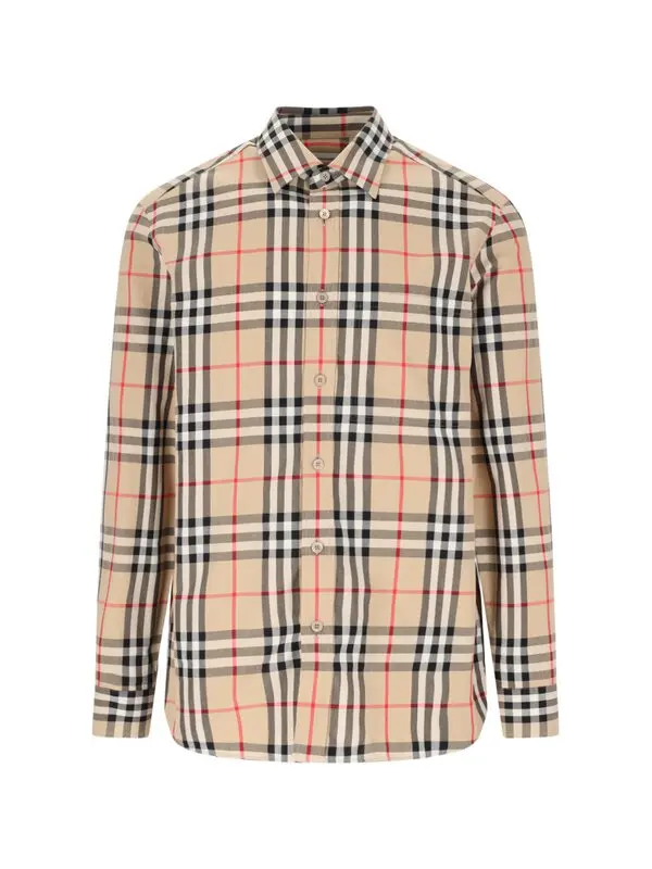 Burberry Caxtan Poplin Shirt - Beige