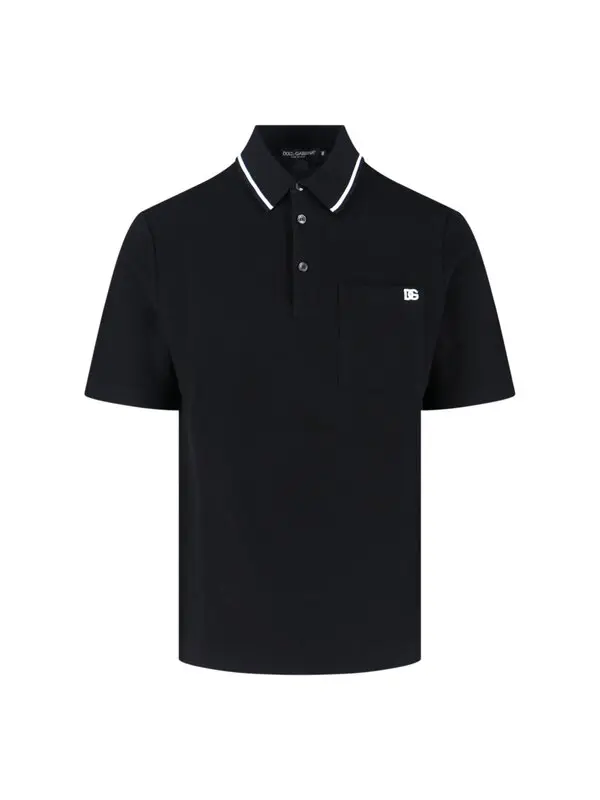 Dolce & Gabbana 100% Cotton Crewneck T-shirt - Black