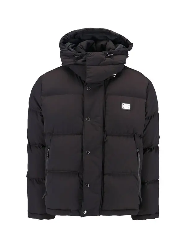 Dolce & Gabbana Polyamide-blend Jacket With Polyester Lining - Black