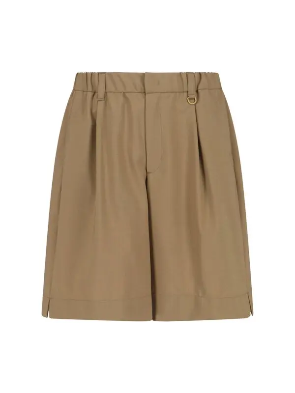 Herno Tailored Pleated Bermuda Shorts