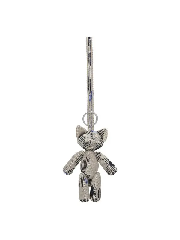 Burberry Polyamide Keychain Accessory - Grey