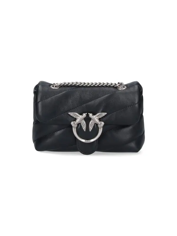 Pinko Luxury 100% Leather Shoulder Bag For