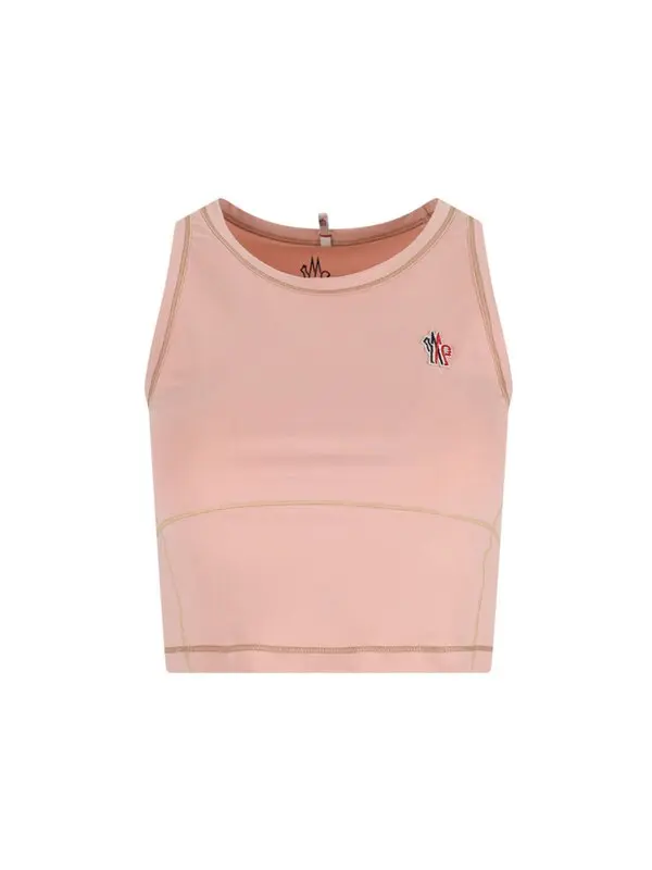 Moncler Performance Stretch Tank Top - Pink