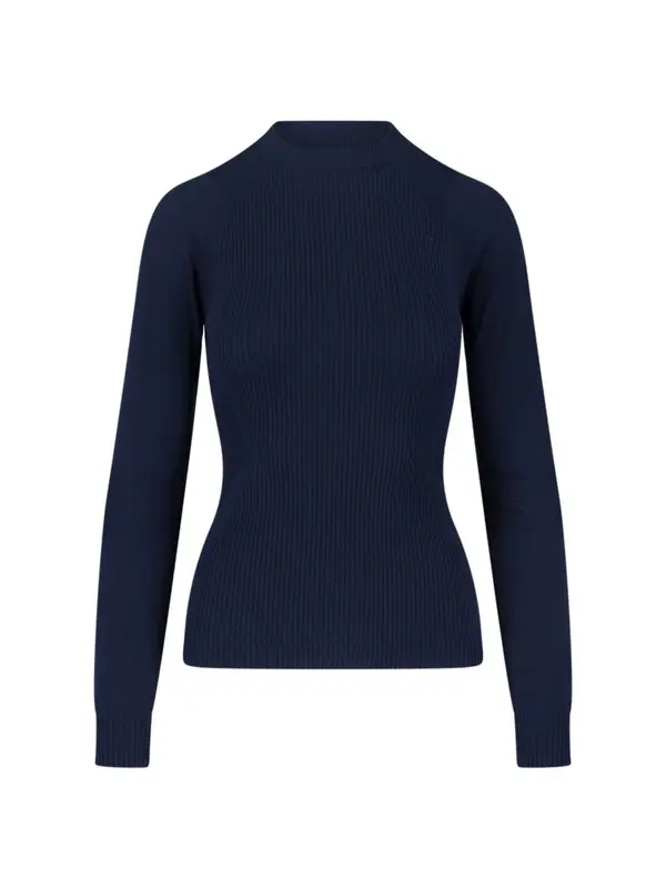Moncler Ribbed Mock Neck Sweater