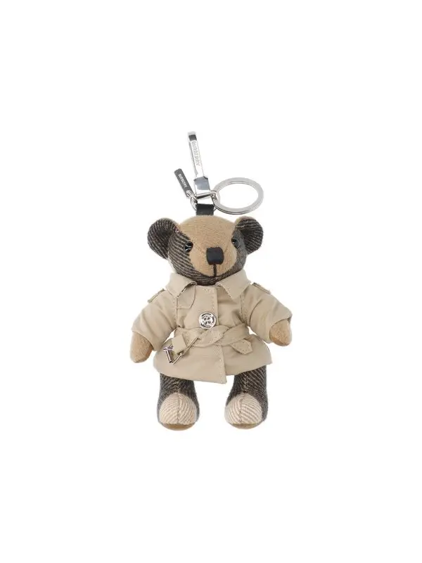 Burberry 100% Cashmere Keychain - Beige