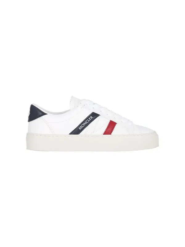 Moncler Leather Lace-up Sneakers
