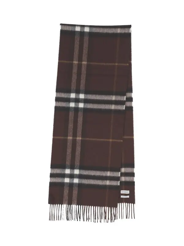 Burberry 100% Cashmere Scarf - Brown