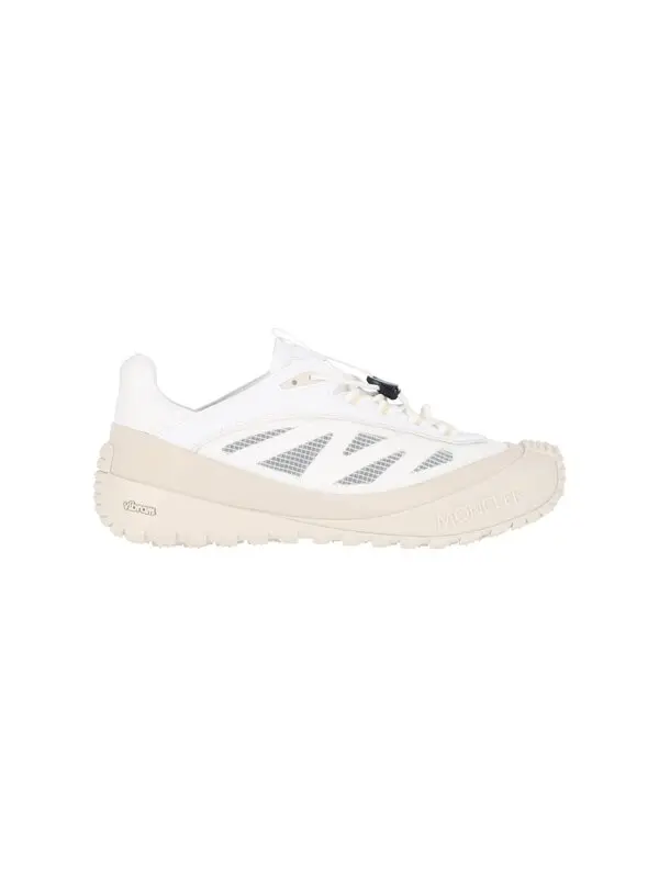 Moncler Low-top Sneakers With Mesh Detailing