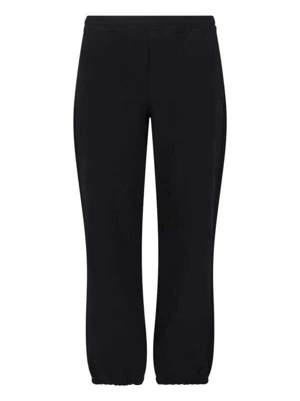 Burberry 100% Cotton Trousers - Black