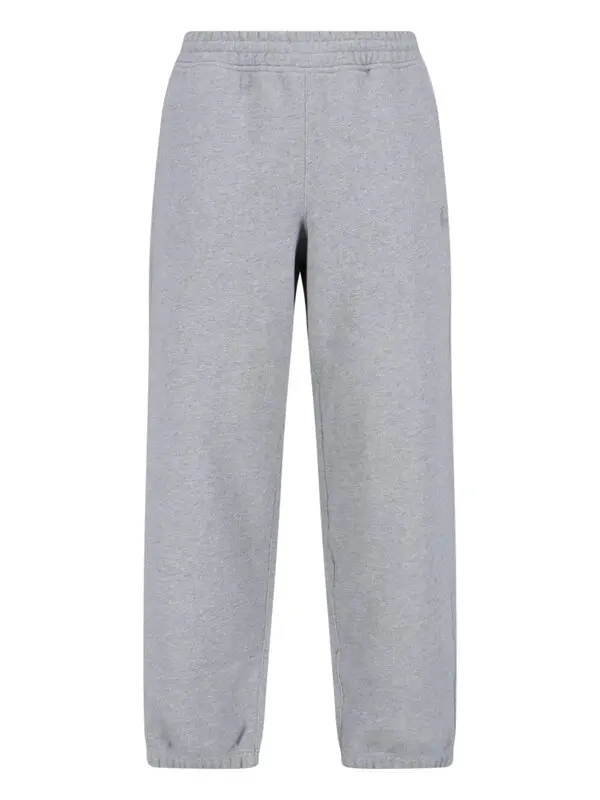 Burberry 100% Cotton Trousers - Grey