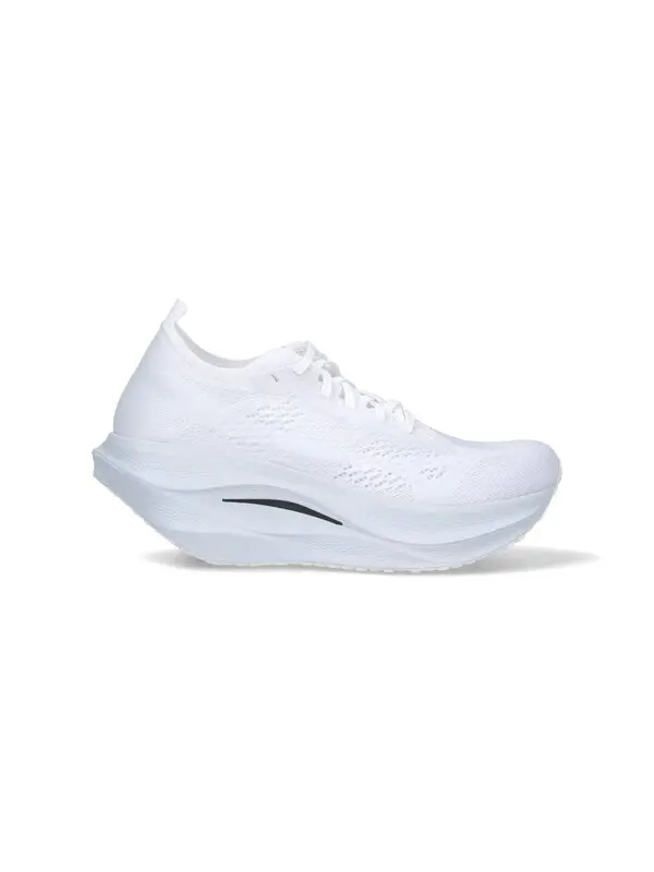 Comme Des Garçons Mesh Platform Running Sneaker