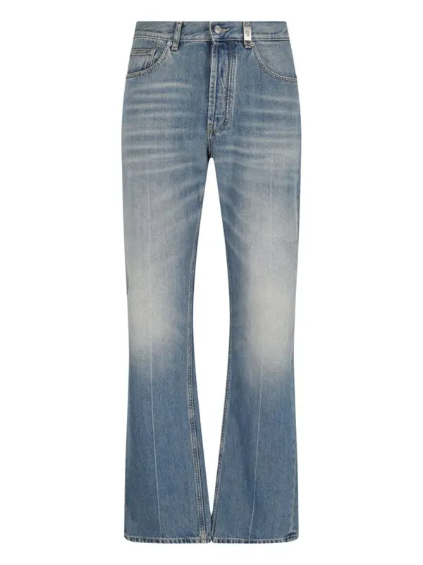 Alexander McQueen High-rise Flared Jeans - Blue