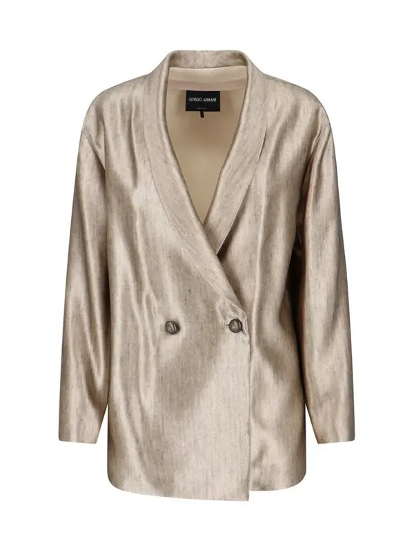 Giorgio Armani Luxury 100% Silk Jacket For