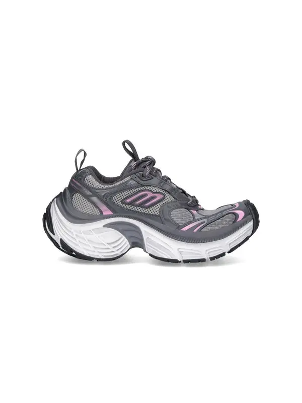 Balenciaga Sculpted Sneaker With Sleek Polyurethane-polyester Upper