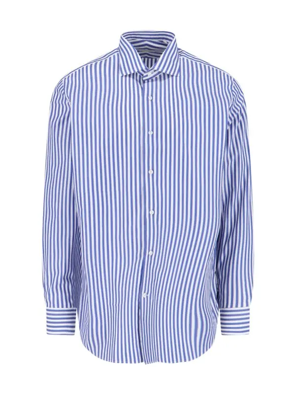 LABORATORIO DEL CARMINE Striped Button-up Shirt