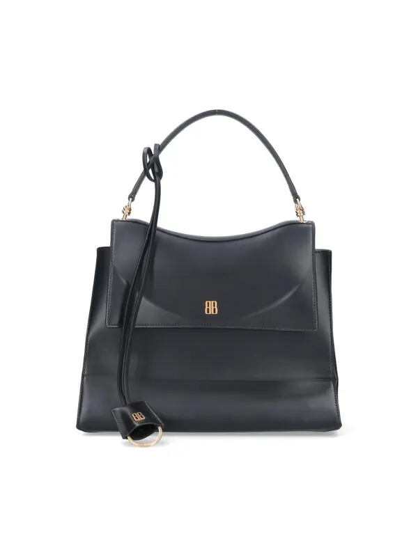 Balenciaga Top Handle Shoulder Bag - Black
