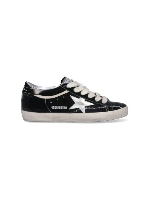 GOLDEN GOOSE Low-top Distressed Platform Sneakers