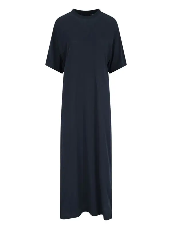 Balenciaga 100% Cotton Maxi Dress - Black