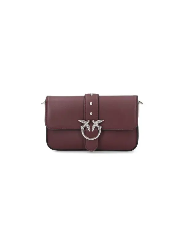 Pinko Bright 100% Leather Shoulder Bag