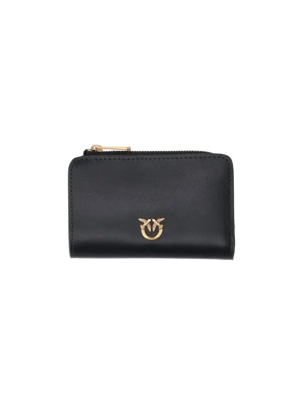 Pinko Sleek Mini Wallet For - Black