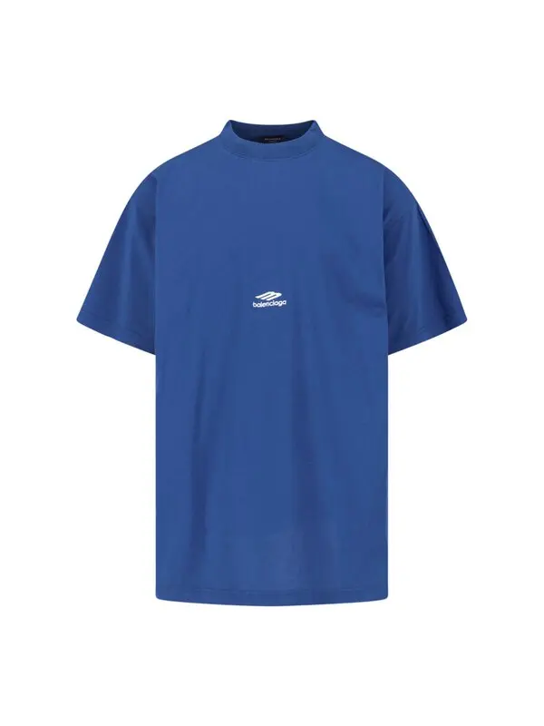 Balenciaga Cotton T-shirt With Contrast Trim