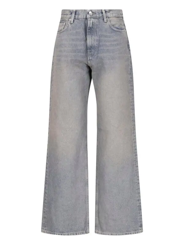 HAIKURE High-rise Wide-leg Jeans - Blue