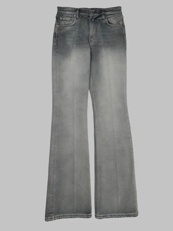 HAIKURE Wash Flared Jeans - Charcoal
