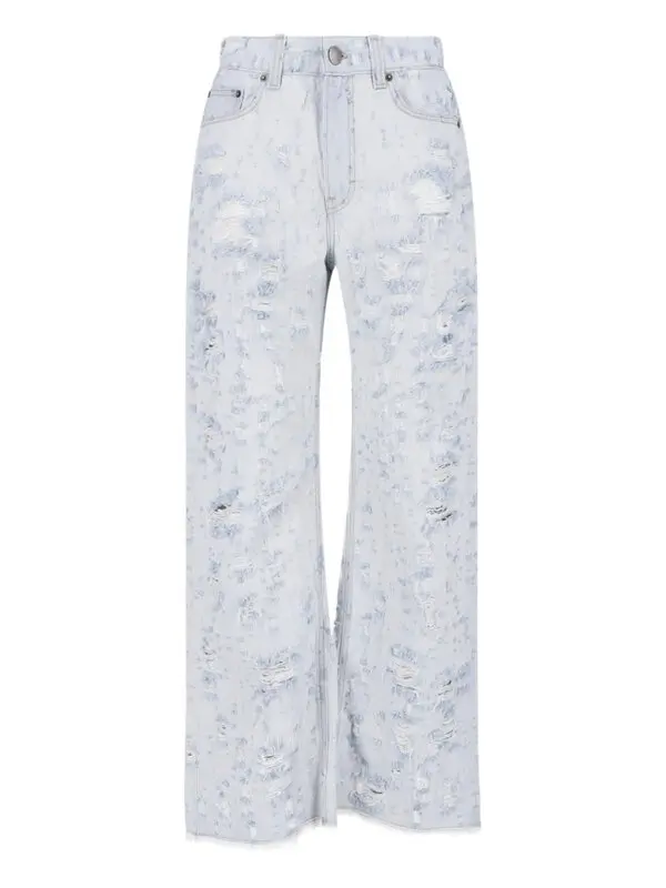 HAIKURE 100% Cotton Denim Jeans - Light Blue