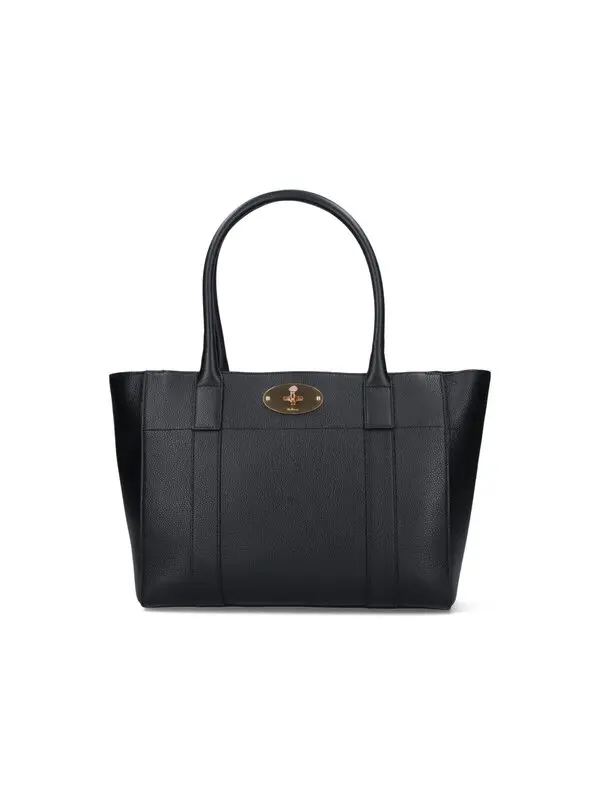 Mulberry Leather Tote Bag