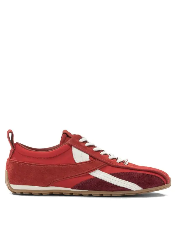 ALOHAS Minimalist Paneled Sneakers - Red
