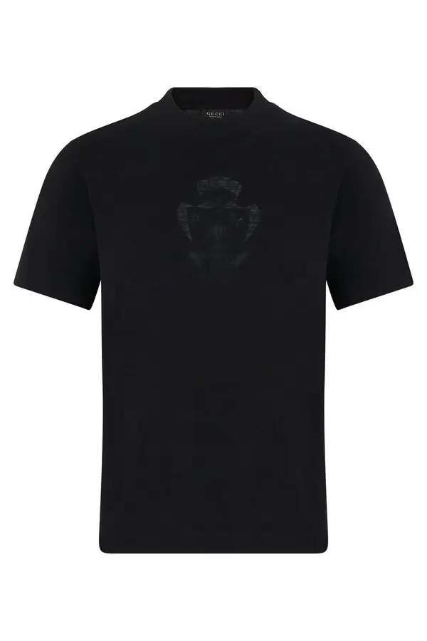 Gucci Mixed Cotton Regular-fit Logo T-shirt